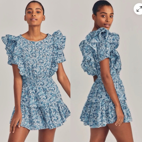 LoveShackFancy | Dresses | Loveshackfancy X Liberty London Blue Natasha ...